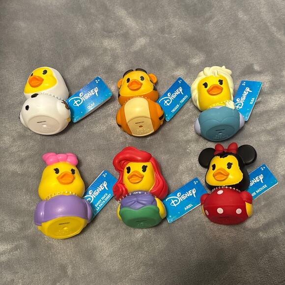 Disney | Holiday | Disney 225 Character Rubber Duck Set Of 6 Bnwt ...